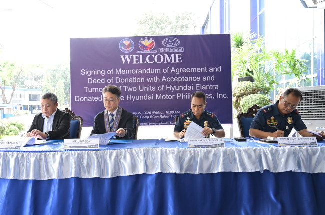 Hyundai Motor Philippines Philippines National Police fleet with two ...