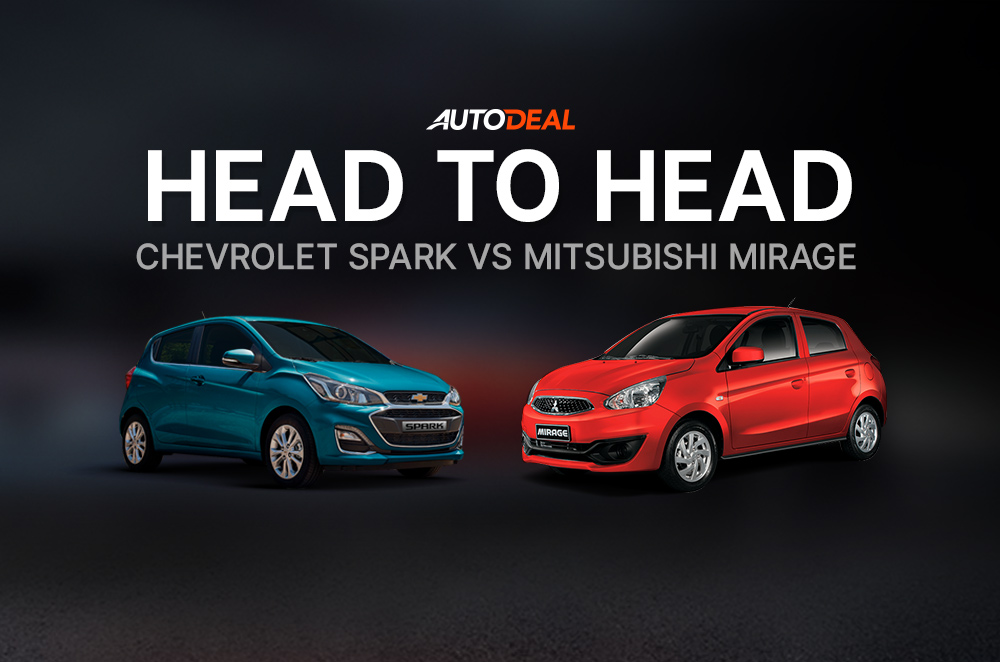 Head-to-Head: Chevrolet Spark vs Mitsubishi Mirage | Autodeal