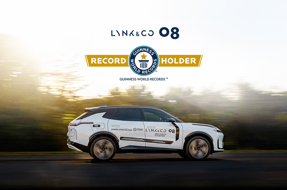 Lynk & Co 08 EM-P sets two Guinness World Records for hybrid, EV range ...