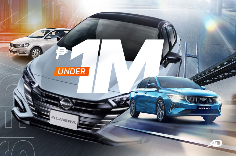 Sedans in the Philippines you can buy under P1-million | Autodeal