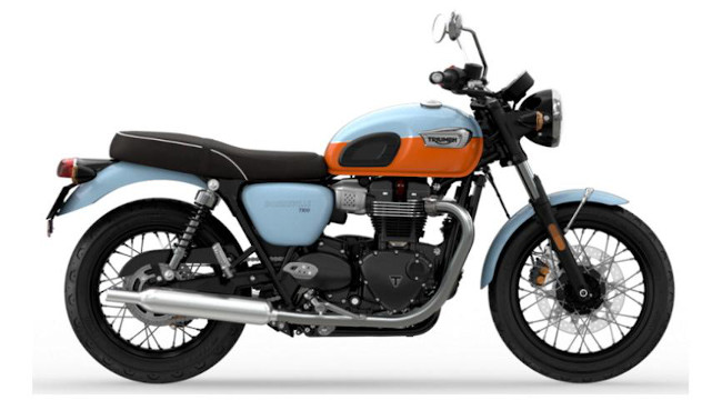 Triumph Bonneville T100 Meriden Blue / Tangerine 2024, Philippines ...