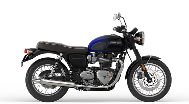 Triumph Bonneville T120 Stealth Edition (Sapphire/Silver Blue) 2024 ...