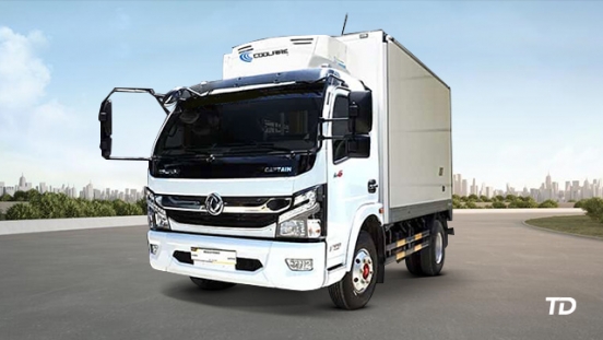 Dongfeng Captain C Cargo 17ft Refridgerated Van 6 Wheeler 2025 ...